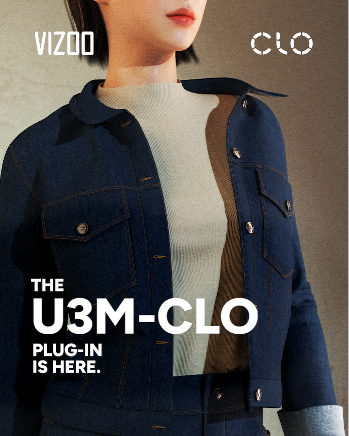 Vizoo & CLO Virtual Fashion Announce Plug-in for Seamless U3M Material ...